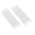 2 Mini tiny Ice Cube Trays Easy Twist BPA Free Tiny Ice Cold Drinks ...