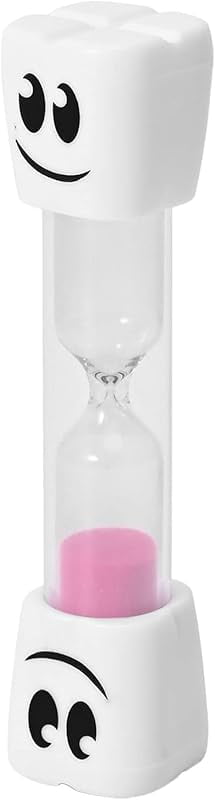 2 Minute Toothbrush Sand Timer for Kids -Set of 2 Small Blue and Pink ...