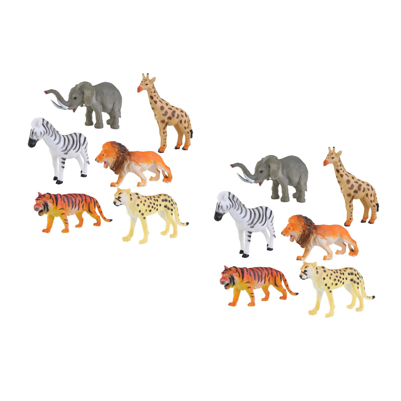 2 Model Toy Wild Cake Topper Tiger Wildlife Toys - Walmart.com