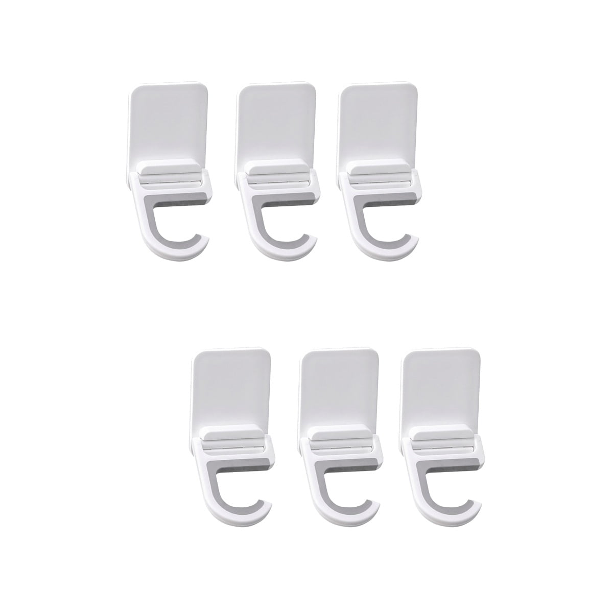 2 Mop Hook Folding Hooks for Broom Coat Hanger and Holder Mount The ...