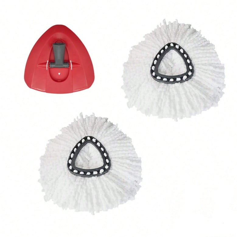 2 Mop Replace Heads, 1 Mop Base and 1 Mop Scrub Brush Set for for O ...