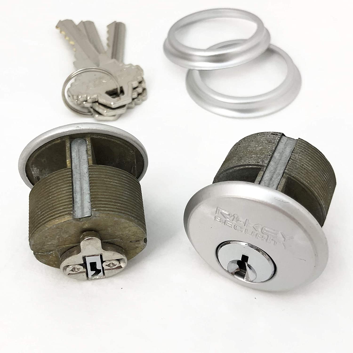 2 Mortise Cylinders 1" for Store Front Entry Door Adams Rite - Walmart.com
