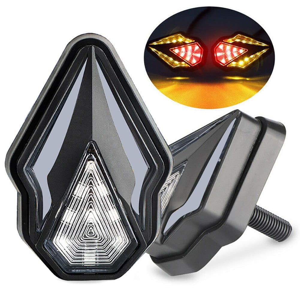 2*Motorcycle Sequential Led Turn Signal Drl Blinker Light Indicator ...