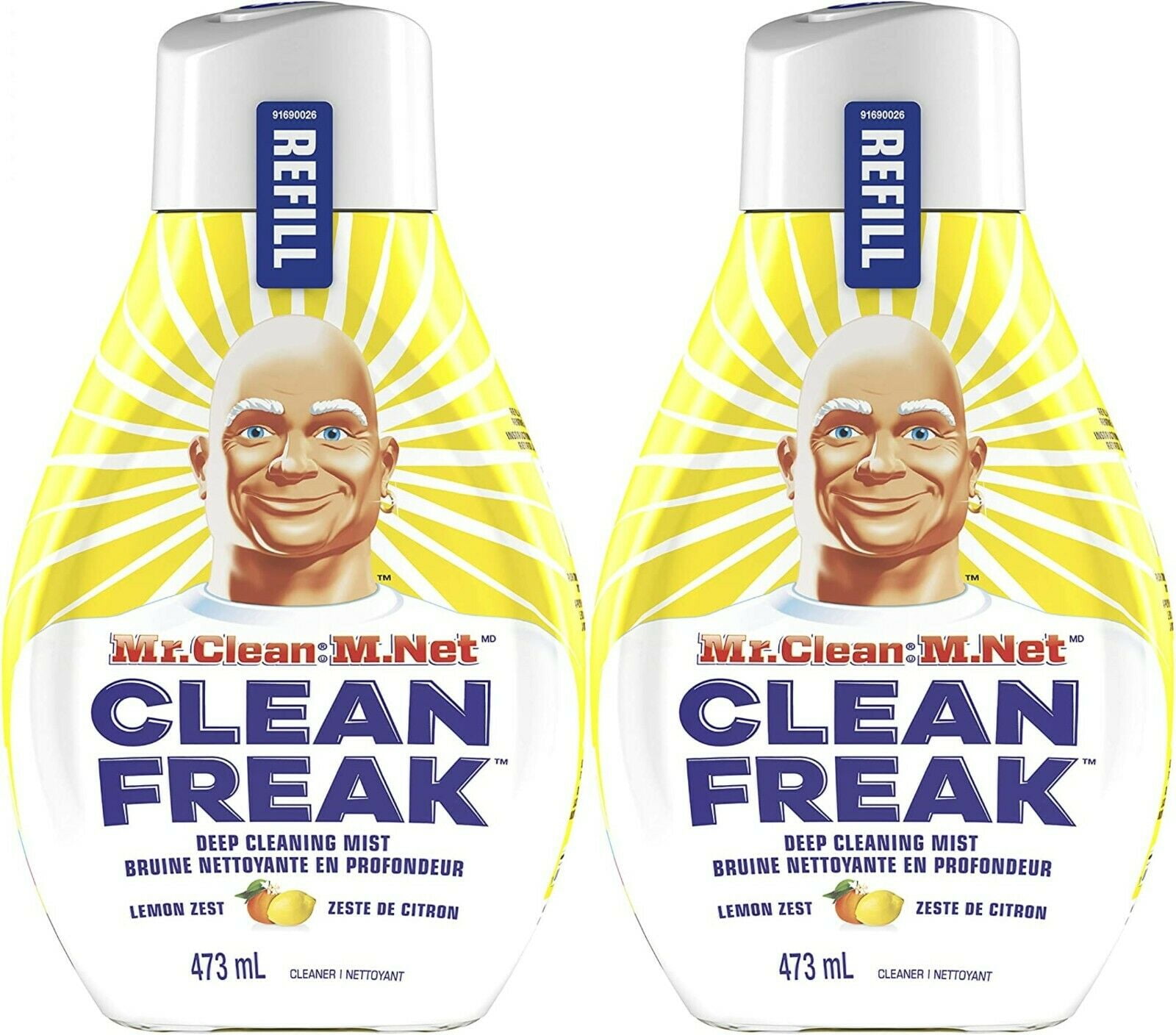 Mr. Clean Clean Freak Lemon Zest Deep Cleaning Mist, Multi-Purpose ...