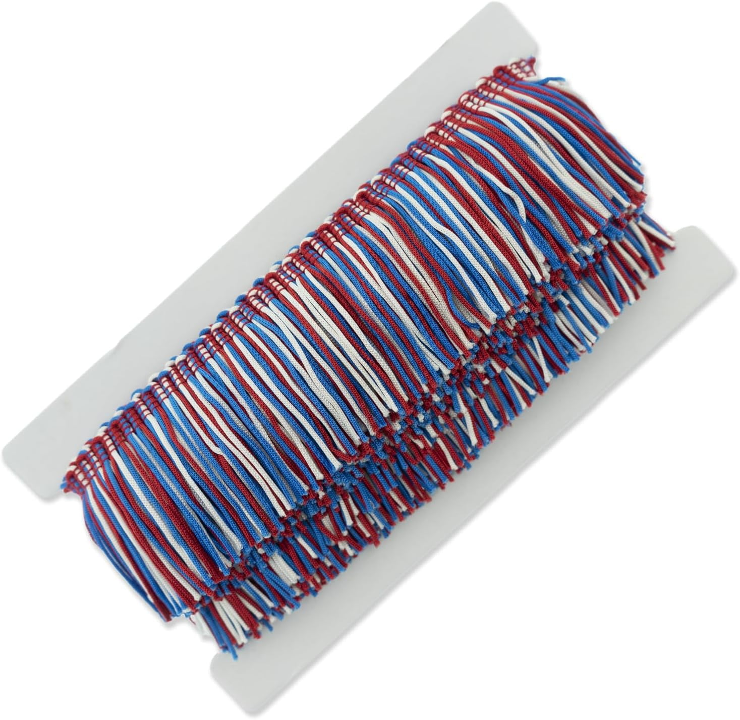 2" Multicolor Chainette Fringe Trim, Polyester-Made Decorative Fringe ...