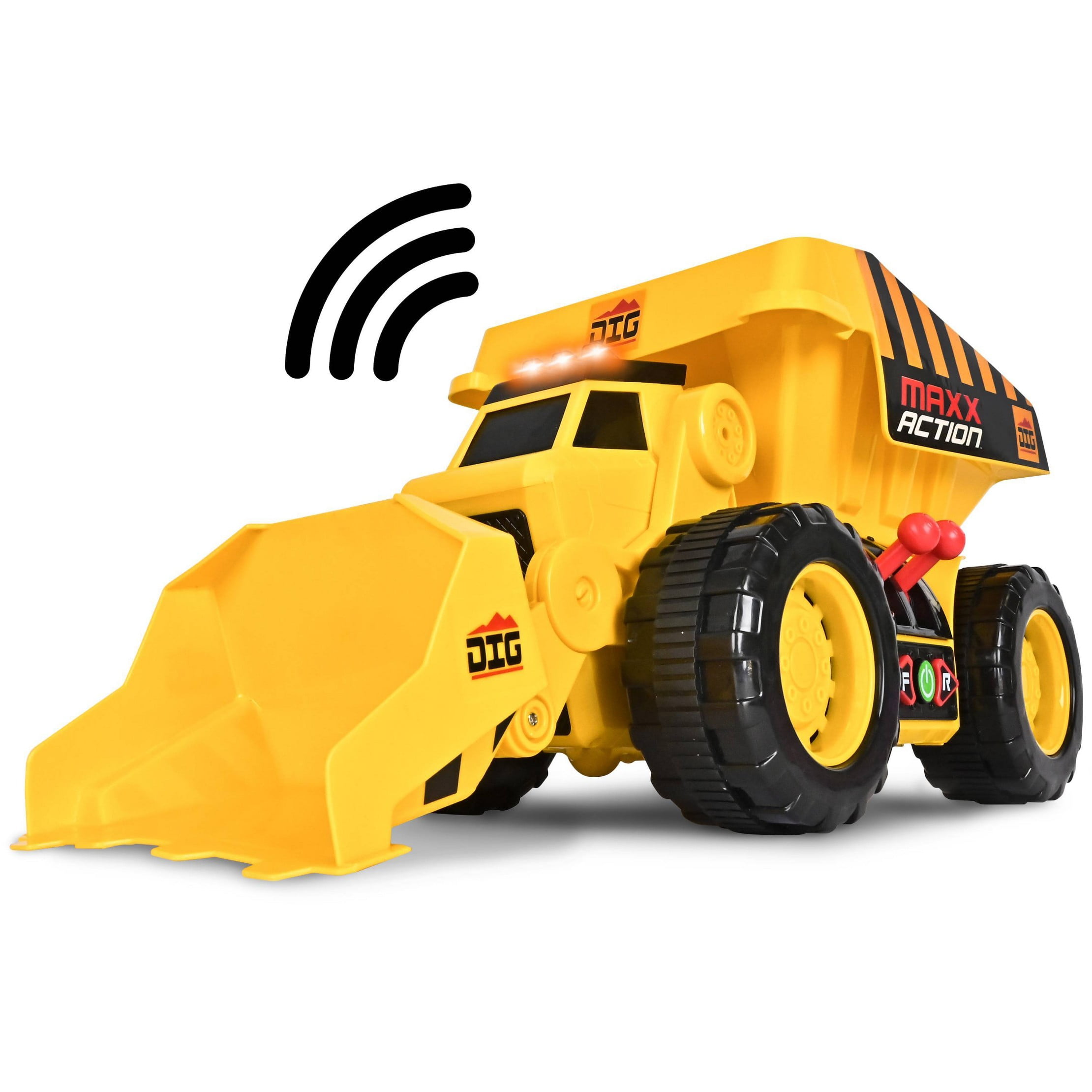 2-N-1 Dig Rig - Excavator and Dump Truck, Construction Truck Toy with ...