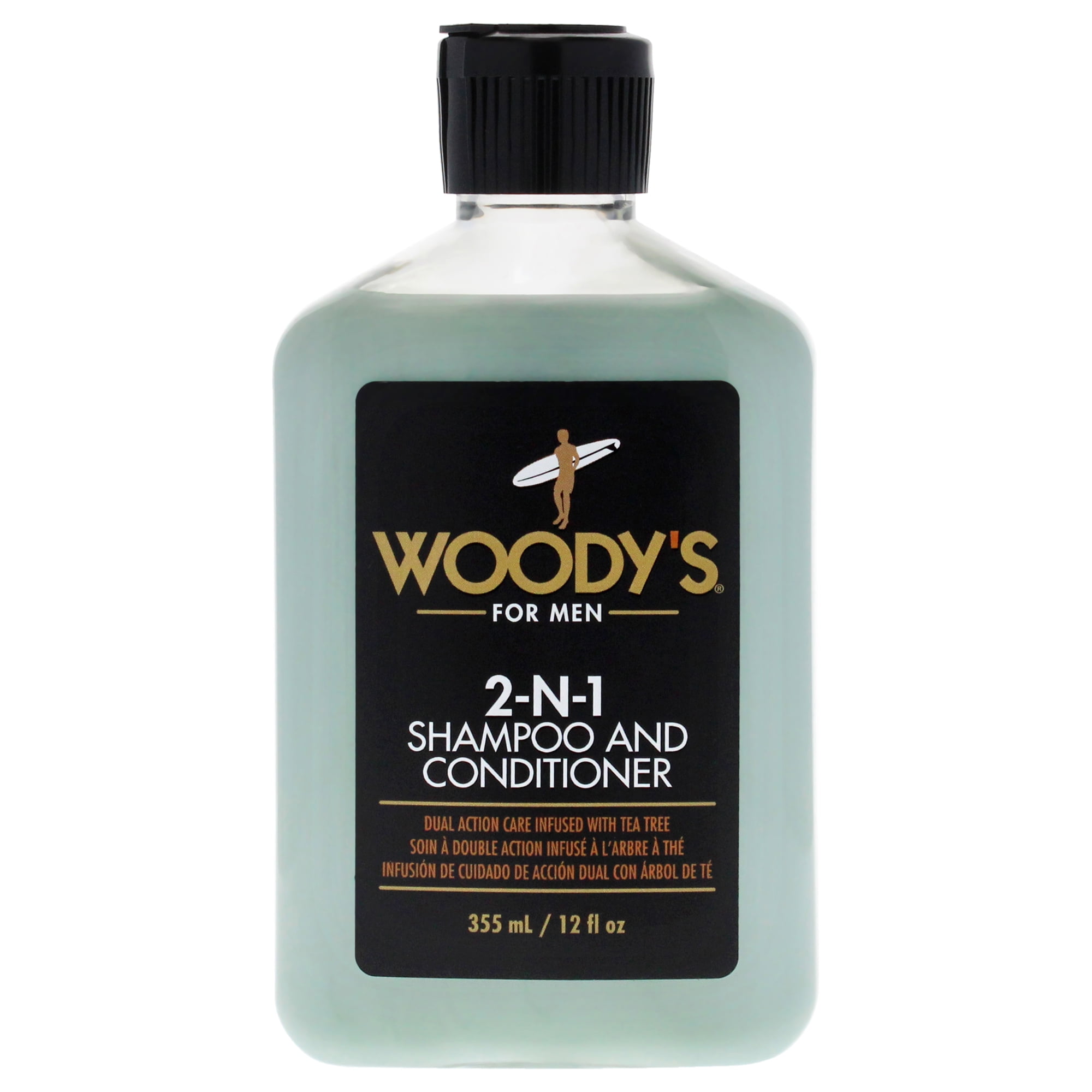 2-N-1 Shampoo and Conditioner by Woodys for Men - 12 oz Shampoo and ...