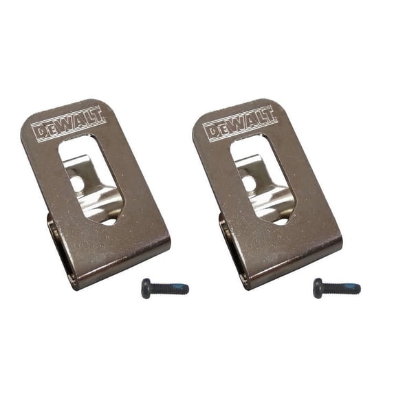 DeWalt Genuine OEM 2-Pack Belt Hook Clips N268241 for 20V Drill Drivers ...