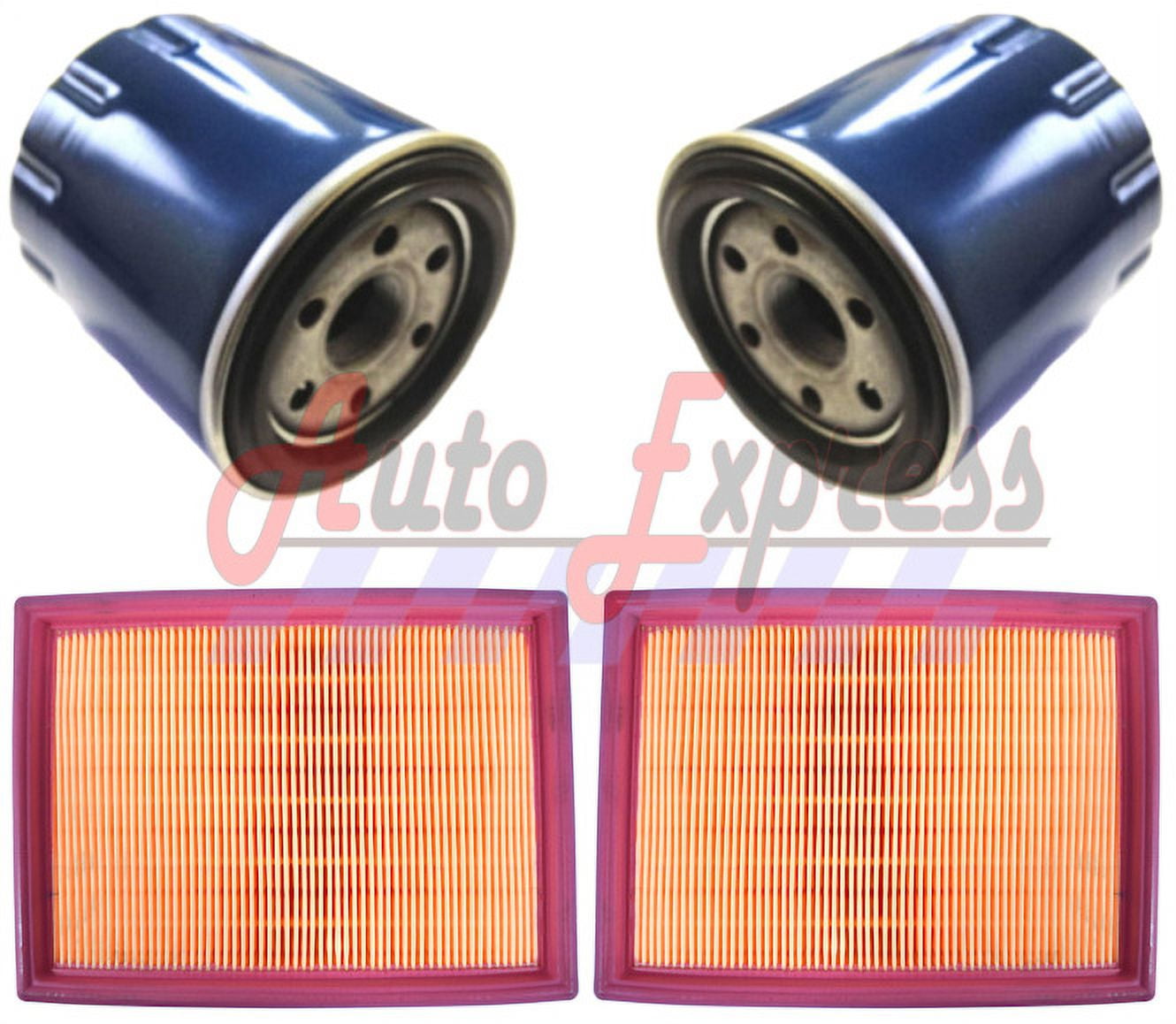 2 NEW Air Filters Cleaners and Oil Filters FITS Honda GX620 20 HP V ...