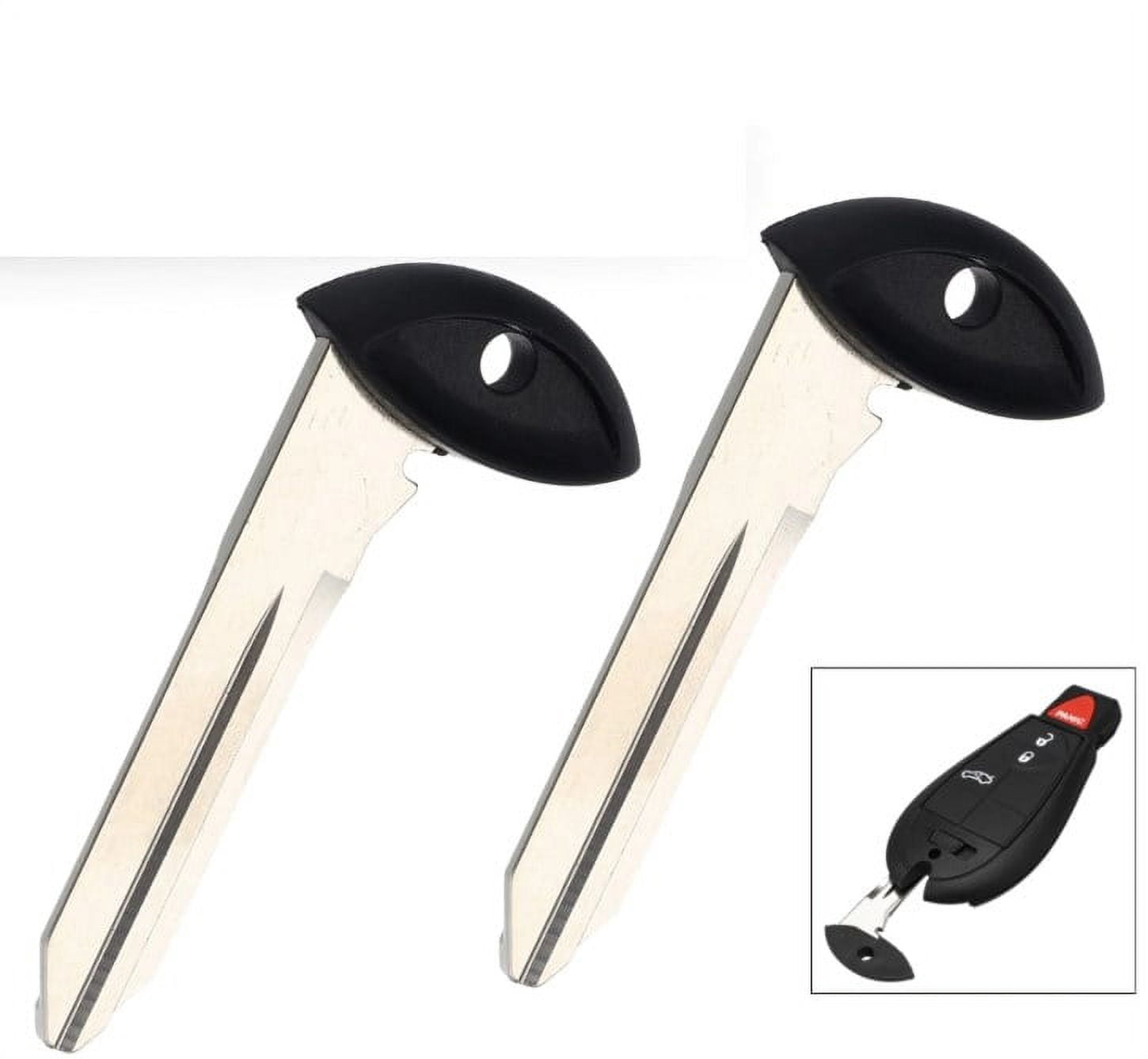 2 NEW Emergency Key Insert Uncut Blank 68029829AB FOR Dodge Chrysler ...