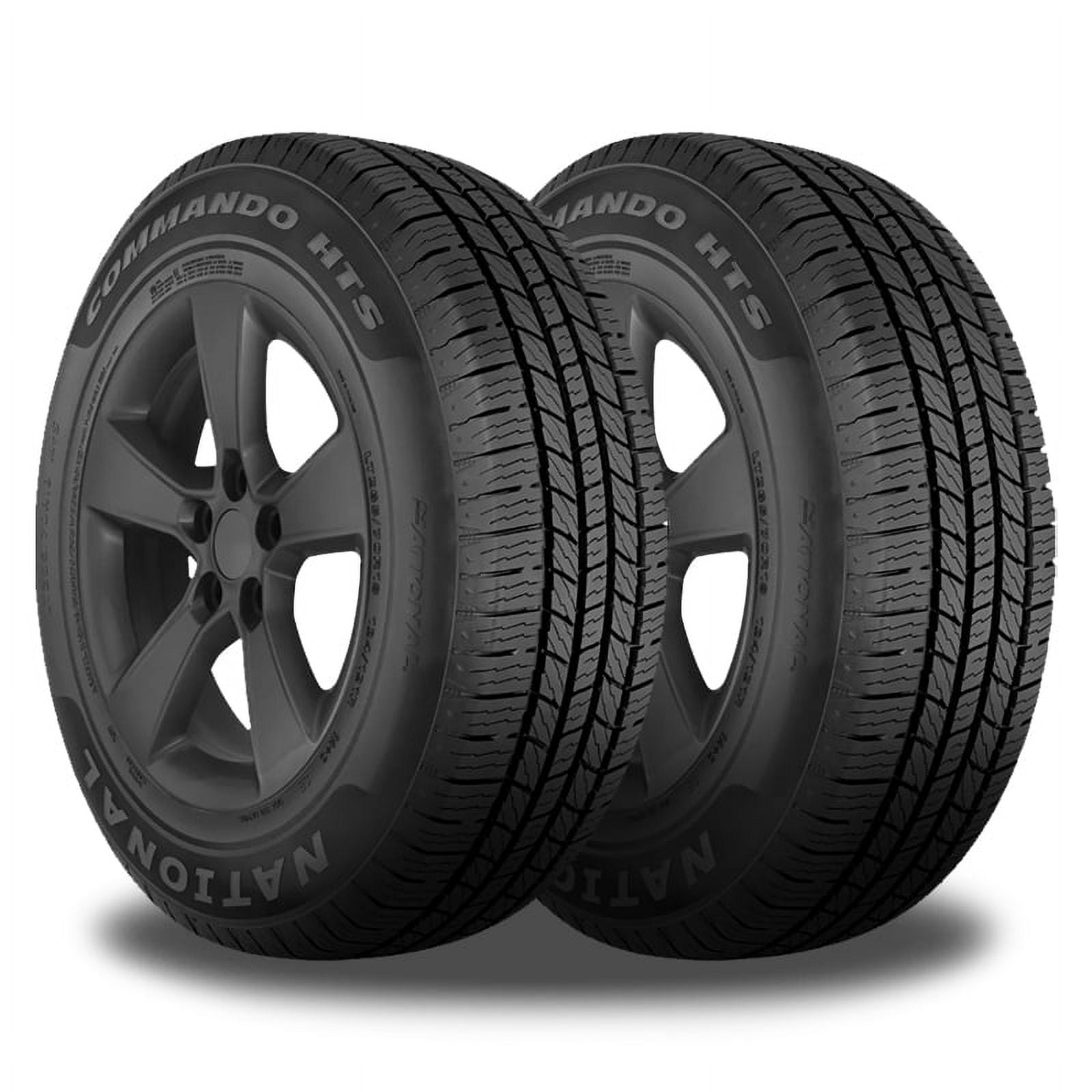 2 National Commando HTS 265/70R17 121/118S Highway All Season 65K ...