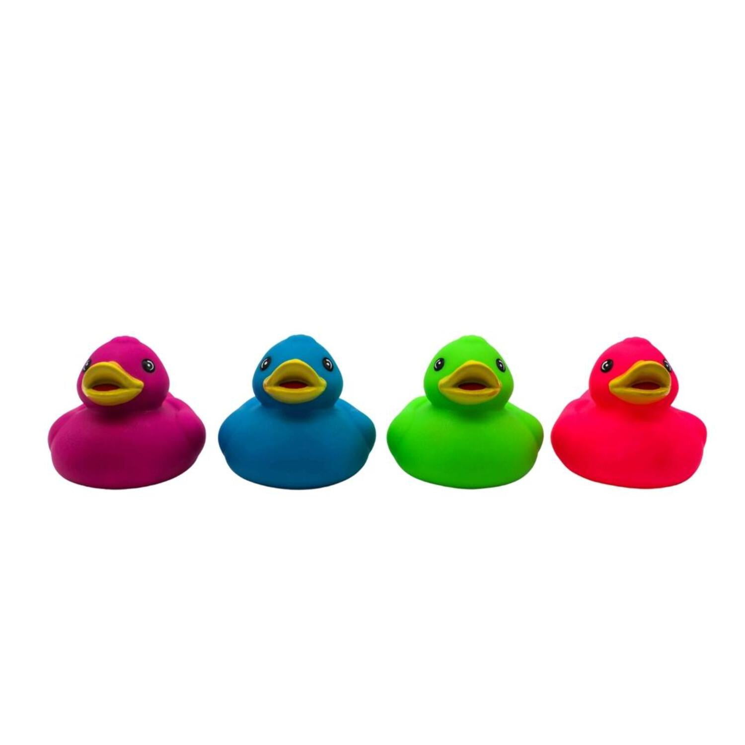 2" Neon Rubber Ducks (Dozen) - Walmart.com