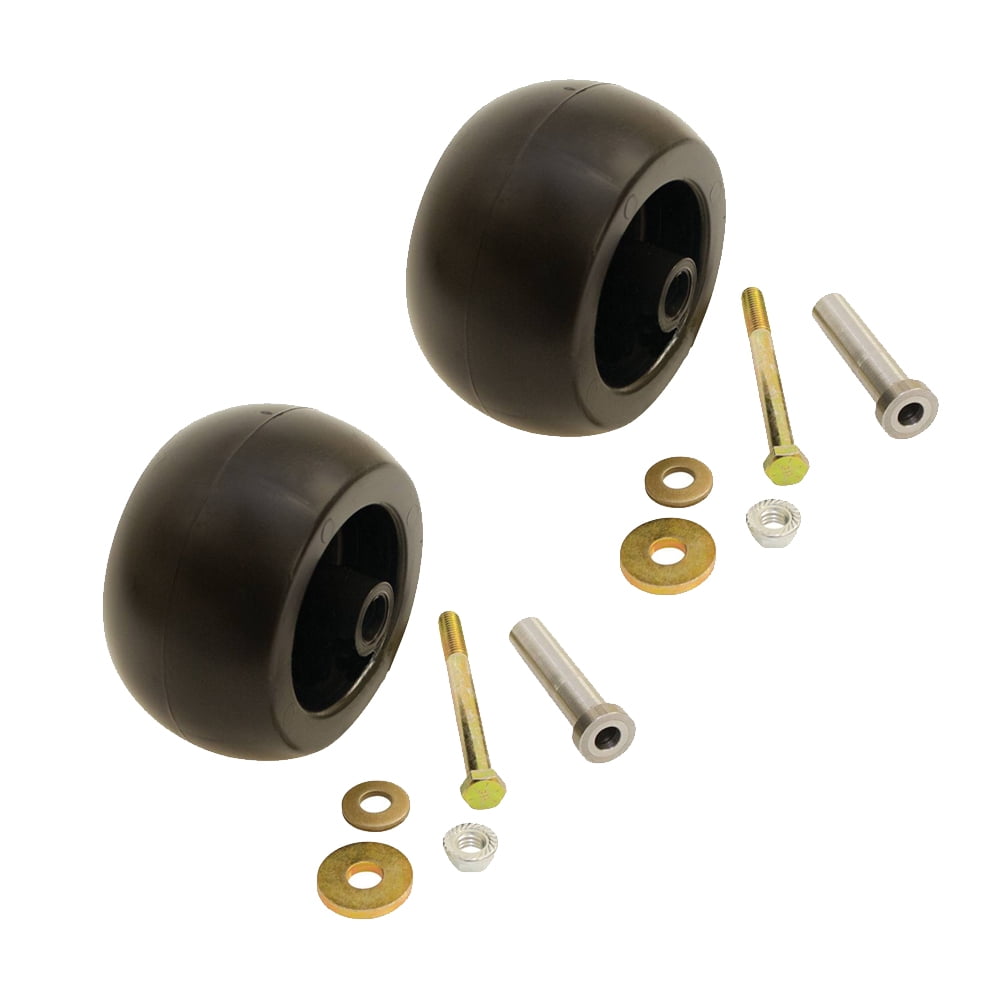 2 New 103-3168 Anti Scalp Deck Wheel Kit with Bolt & Hardware Fits ...