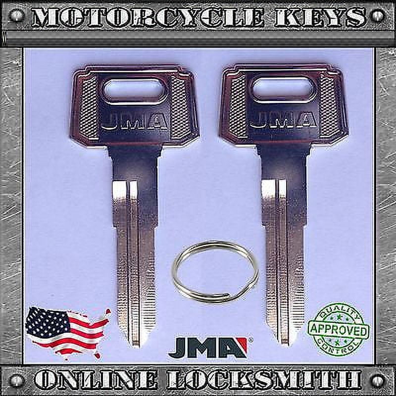 2 New Blank Uncut Keys For Suzuki Motorcycles Suz12 - Walmart.com