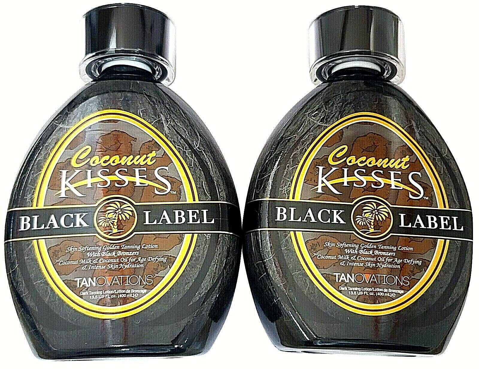 2 New Ed Hardy Tanovations Coconut Kisses Black Label Bronzer Tanning ...