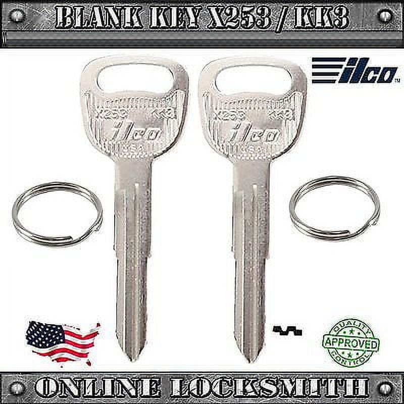 2 New Ilco Keys For Kia Rio / Kia Sedona / Kia Sephia - Blank KK3 ...