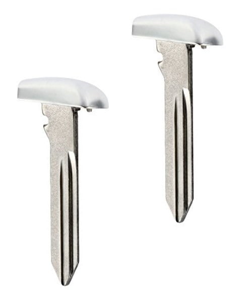 2 New Replacement Emergency Car Key Fob Blade Insert Push Start for ...