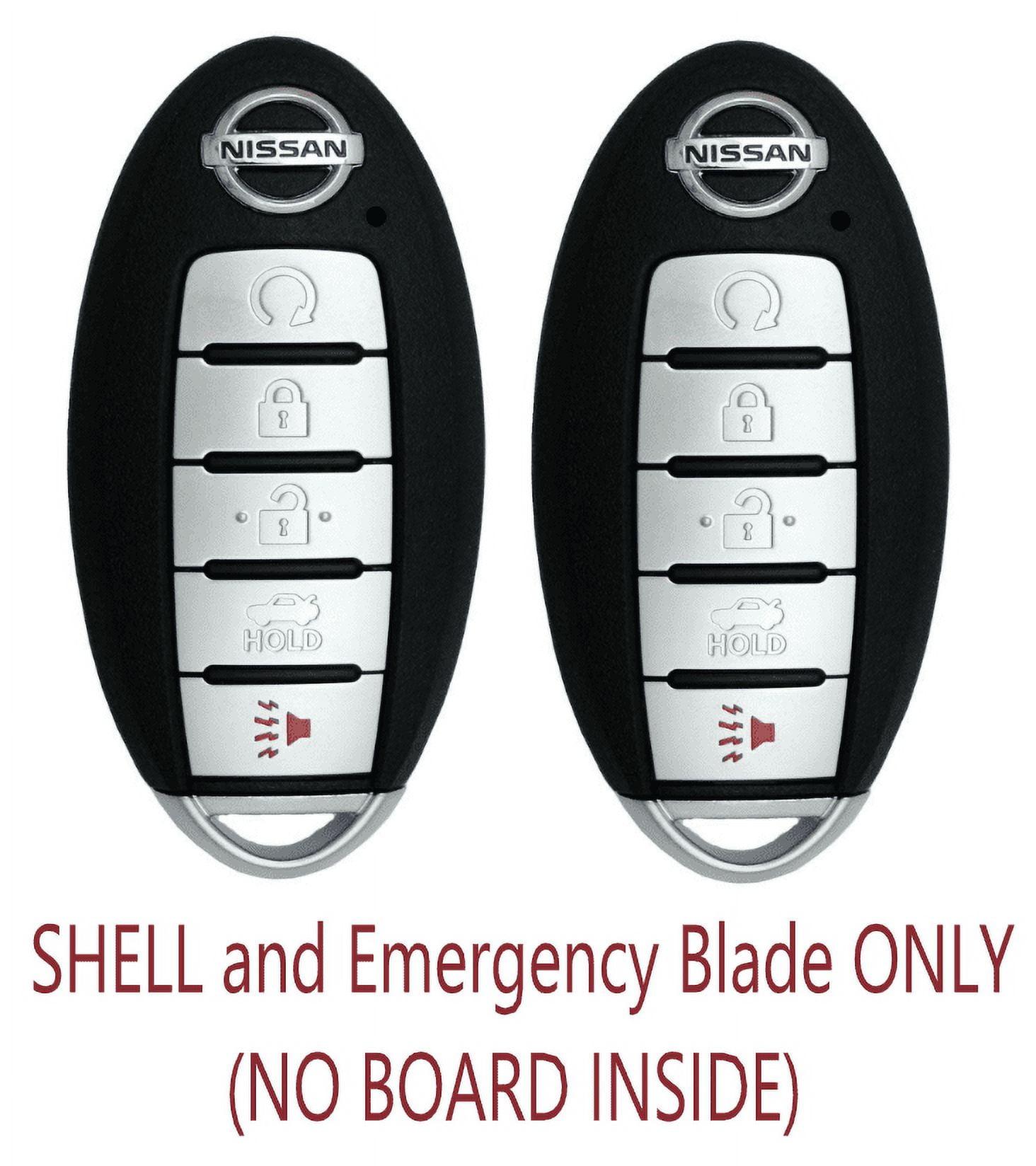 VLS 2 New Smart Remote Key Shell Case 5 Button for Nissan Altima Maxima ...