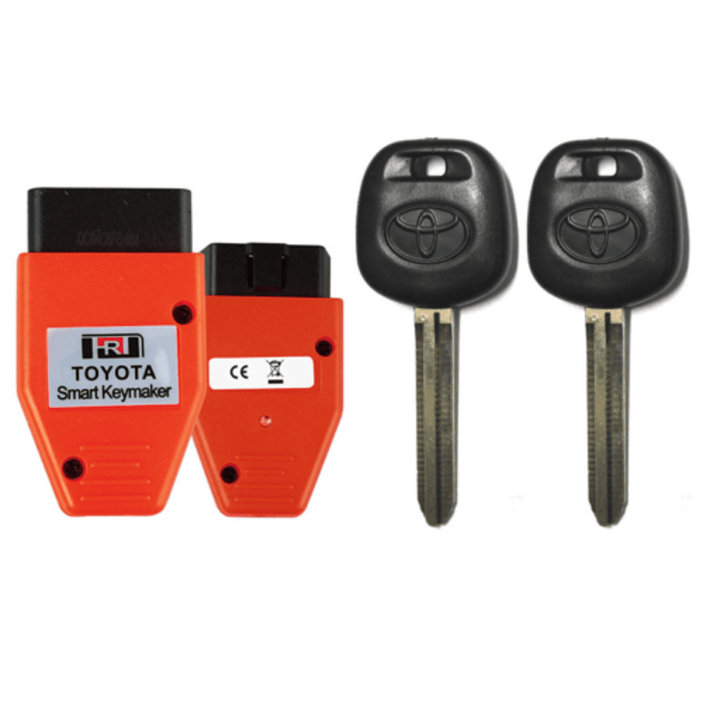 2 New TOYOTA Uncut Transponder 4D Chip Keys With Programmer USA Seller ...