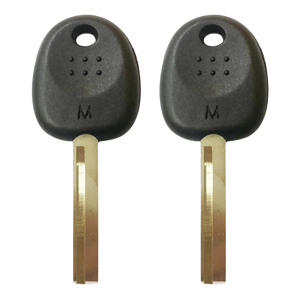 2 New Uncut Blank Ignition Key With ID46 Transponder Chip fit for ...