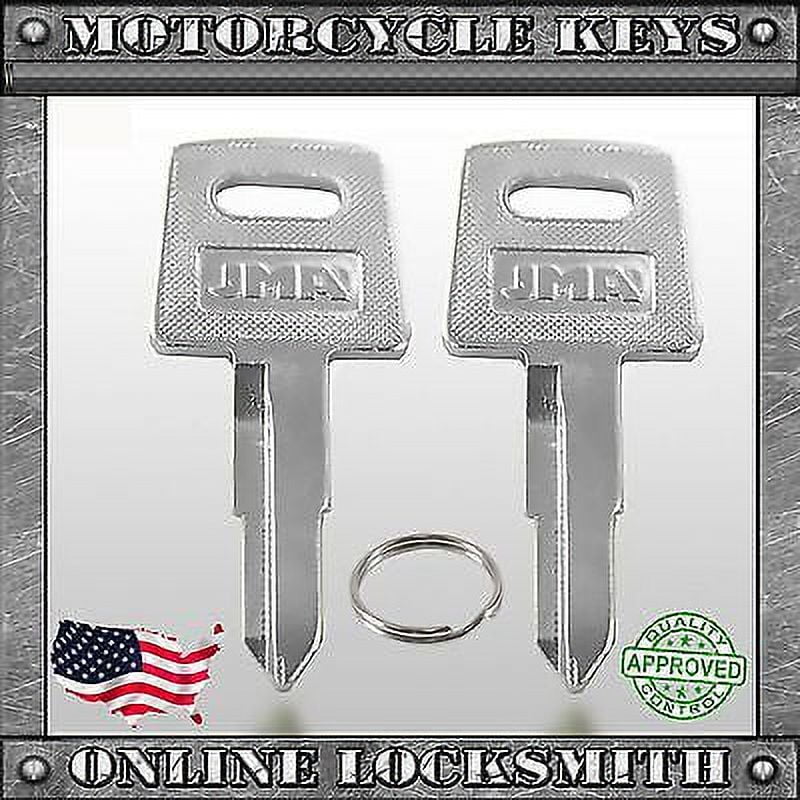 2 New Uncut Keys For Honda Motorcycles 1983+ Keyway X138 / Hd75 ...