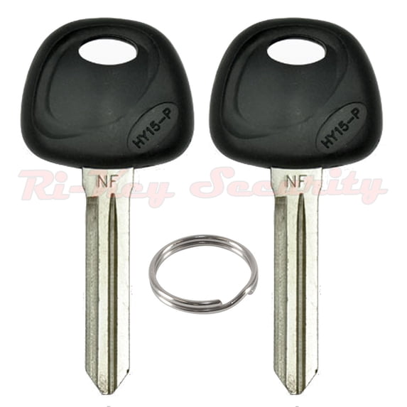 2 New Uncut Replacement Keys For Hyundai Kia Vehicle - Key Blade HY15-P ...