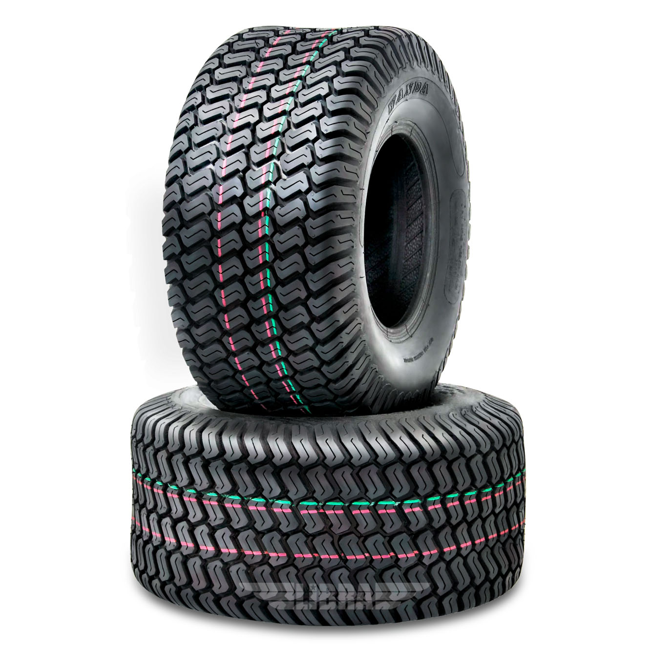 One New 18x9.50-8 Lawn Mower Golf Cart Turf Tires P332 /4PR - 13032 ...