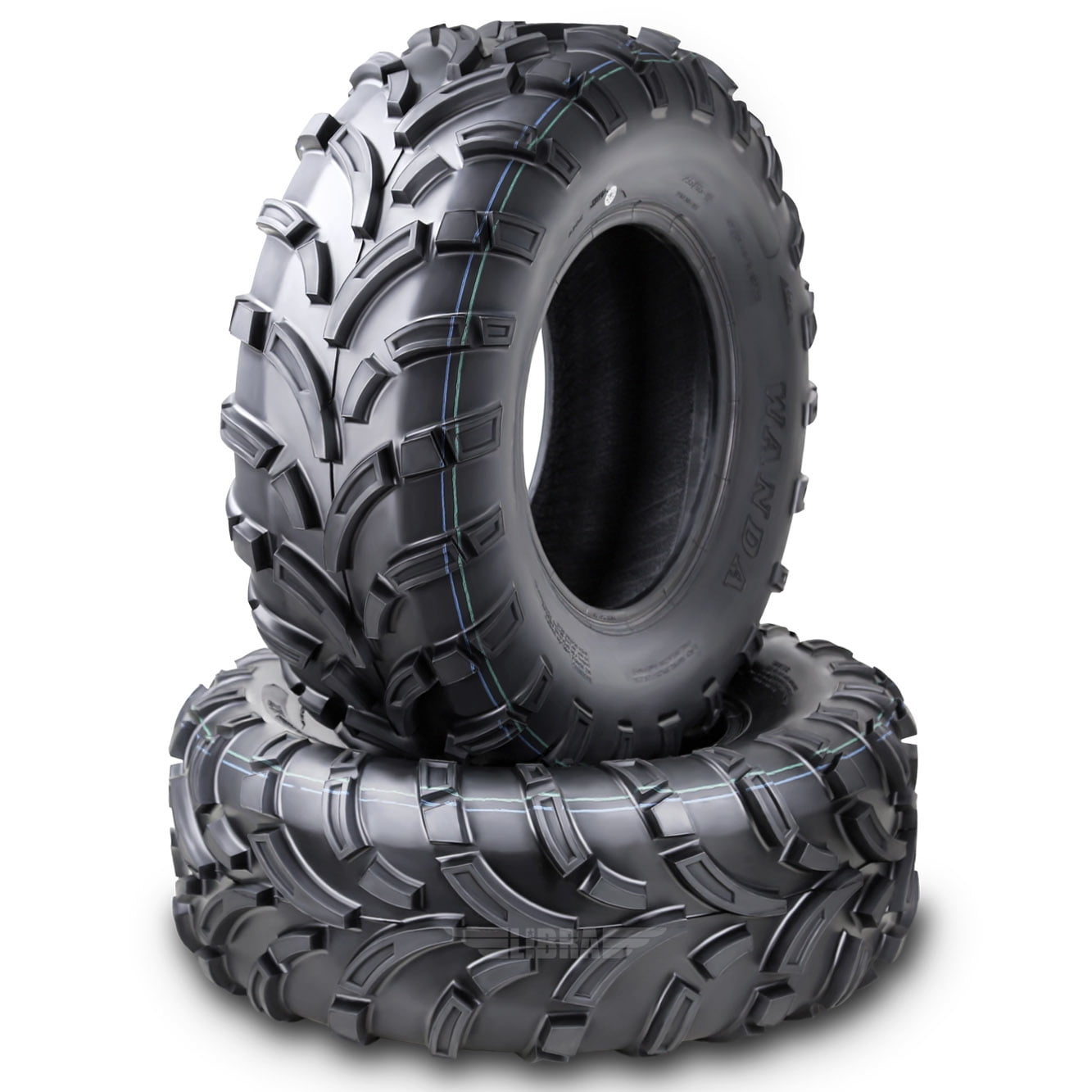 WANDA ATV Tires 24x10-11, Set of 2, 6 Ply Rated P373, Durable ...