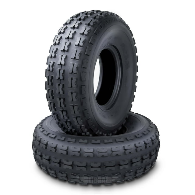WANDA Sport, Pair of 19x7-8 ATV Tires P327 4PR with Superior Traction ...