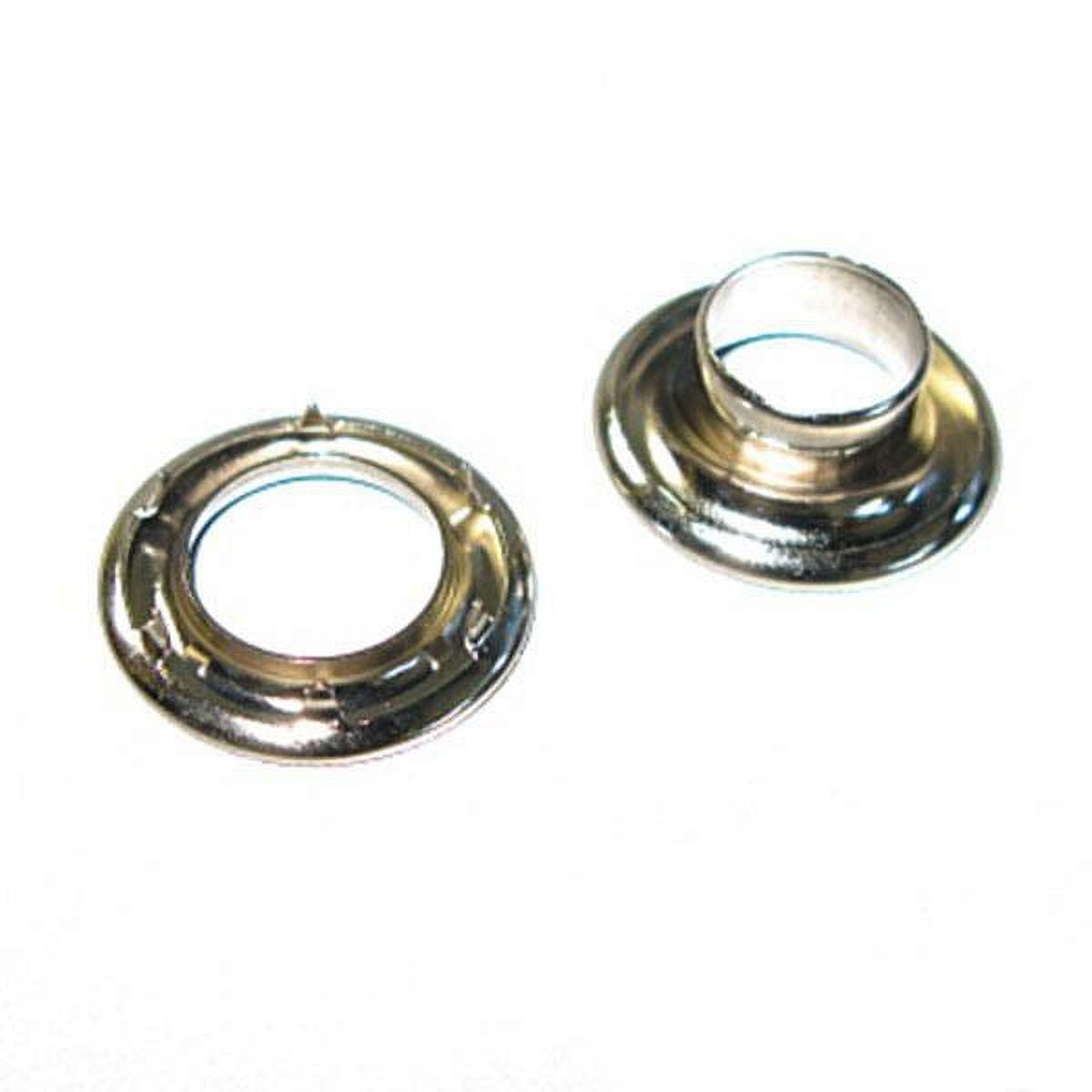 #2 Nickel Spur Grommets Nickel Plated Solid Brass Hardware - 10 Pack ...