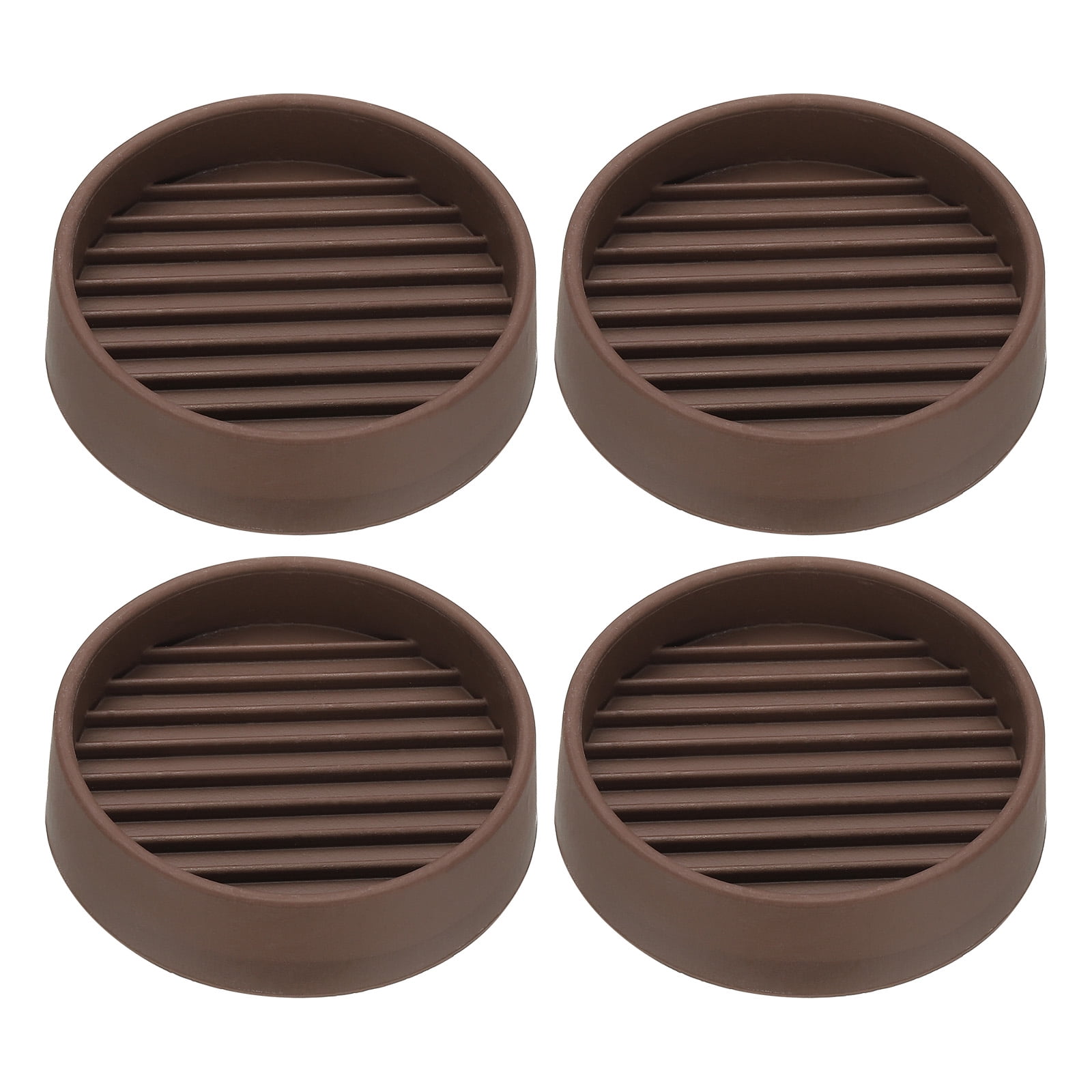 2" Non Slip Furniture Coasters, 4pcs Round Rubber Furniture Pads Caster ...