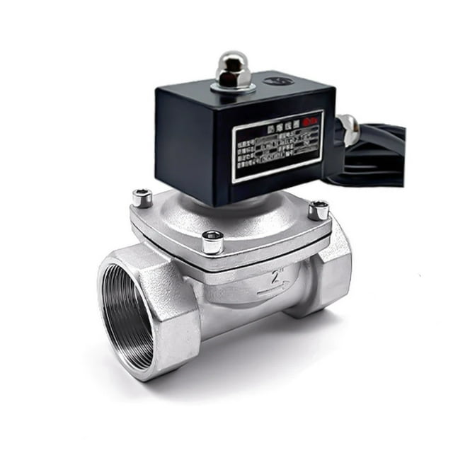 2" Normally Closed Explosion Solenoid Valve DN50 304 Stainless Steel Solenoid Valves For Gas ...