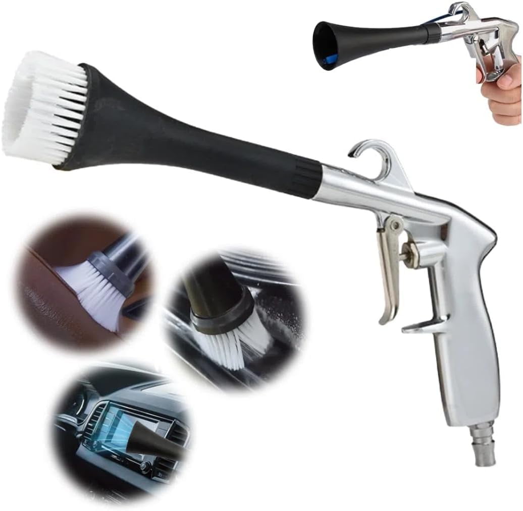 2 Nozzle Car Cleaning Gun, 2025 Upgraded Dry Cleaning Gun Detailing ...