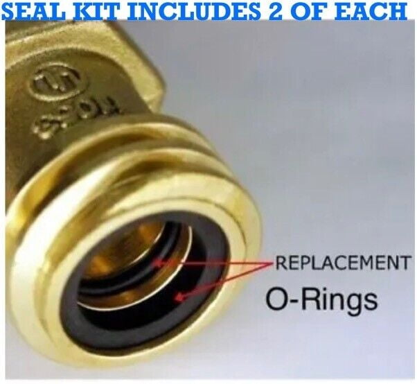 (2) O-RING KITS FOR REGO LPG MALE CONNECTOR 7141M, PROPANE CYLINDERS ...
