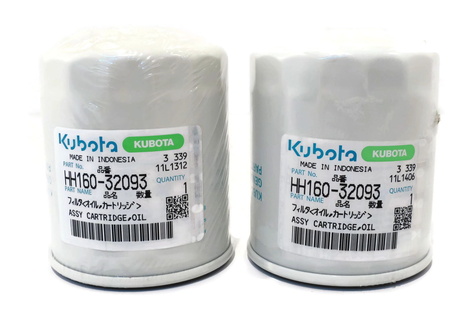 (2) OEM Kubota OIL FILTERS 16271-32090 100805 Grasshopper 928D 928D2 ...