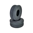 (2) OTR 15x6.00-6 Grassmaster Tires 4 Ply for Lawn and Garden Tractor ...