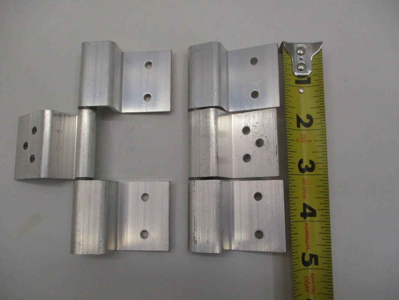 (2) Offset Aluminum 3 Leaf Trailer Cabinet Compartment Door Hinges ...
