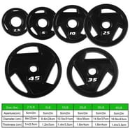 CAP Barbell 300-lb Cast Iron Olympic Weight Set (Includes 7' Bar ...