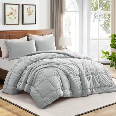 Puredown - Medium Weight Goose Feather and Down Comforter, Feather ...