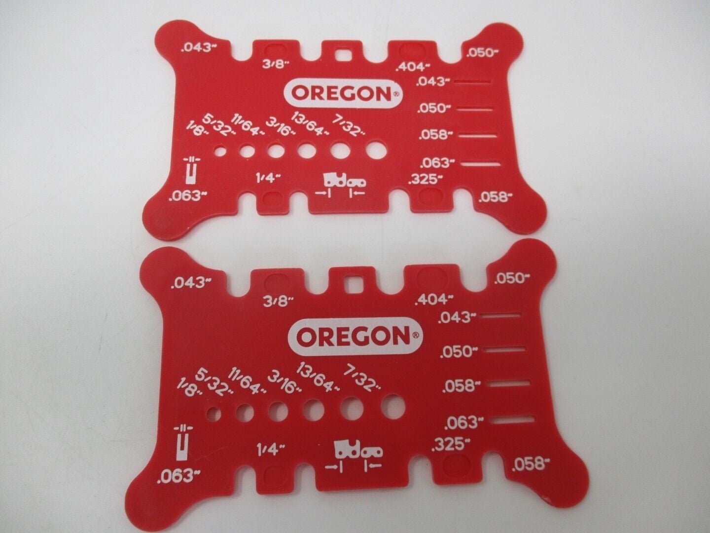 2 Oregon 556418 Chainsaw Gauge Bar & Chain Measuring Tool Chain Saw ...