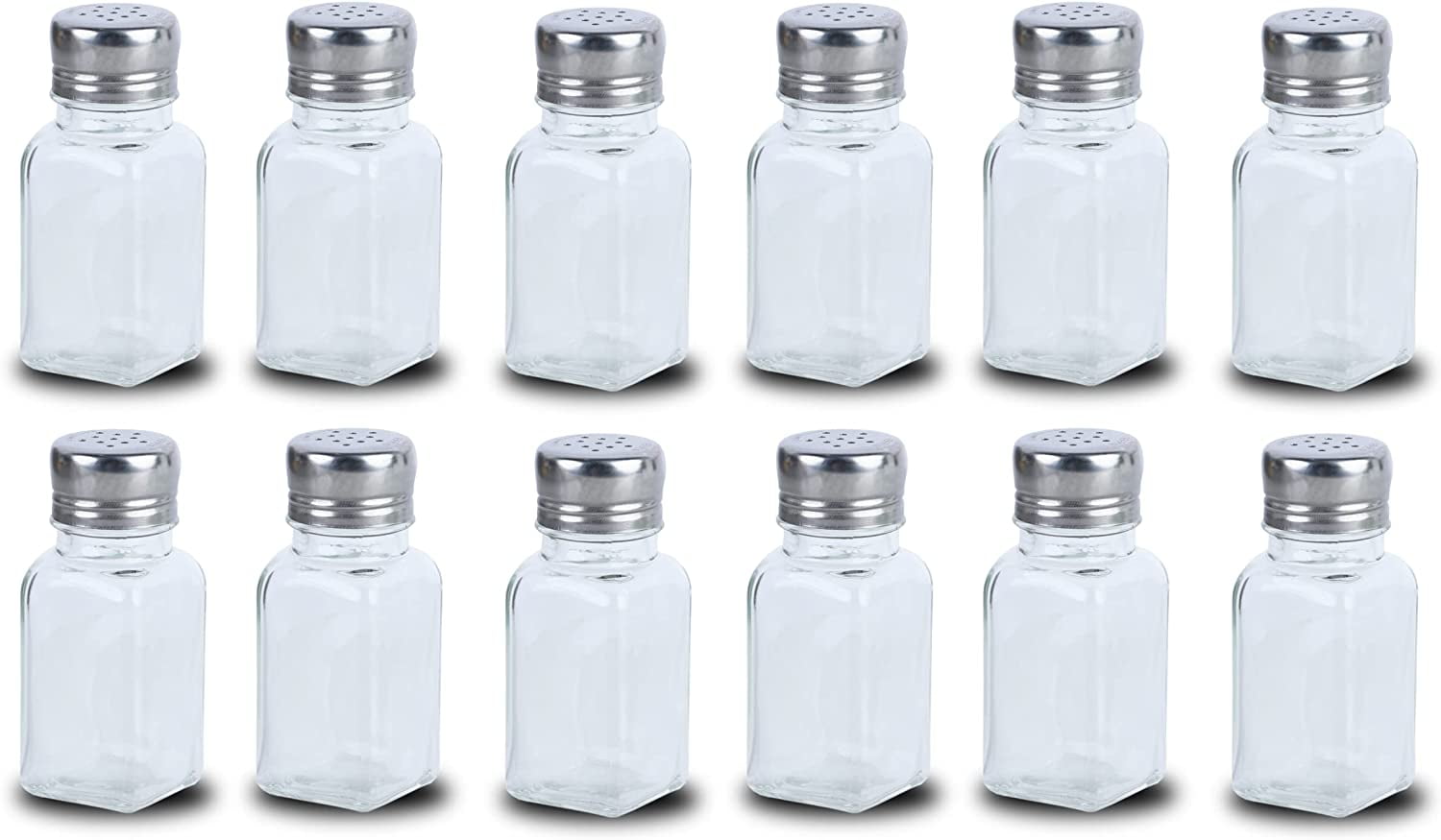 2 Ounce Glass Spice Shaker -Convenient Seasoning Container | Servette ...