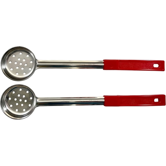 2 Ounce Slotted Stainless Steel Portion Control Ladle Spoon for ...