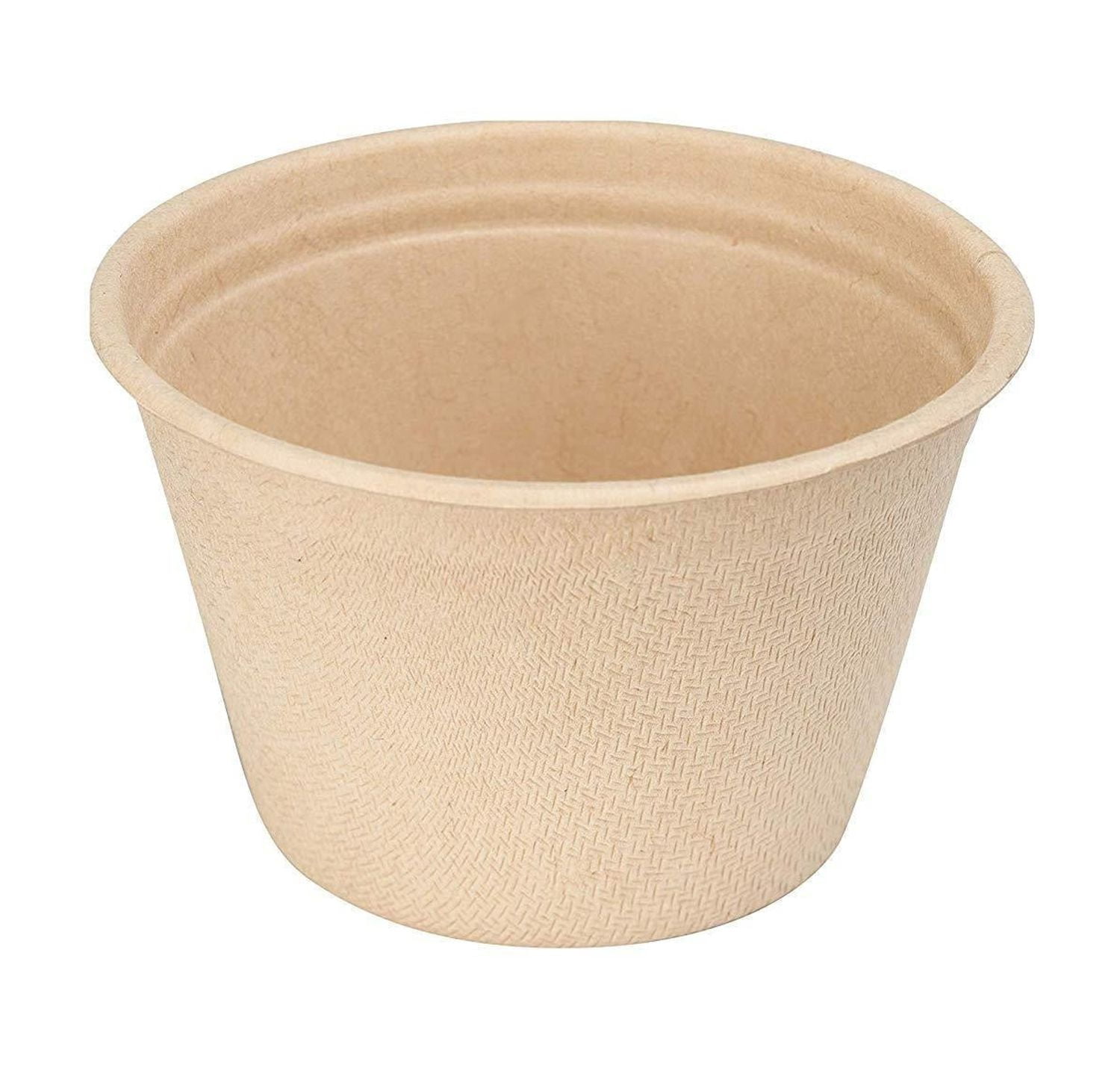 2 Oz Compostable Condiment Souffle Bagasse Cups [100 Pack] - Portion ...