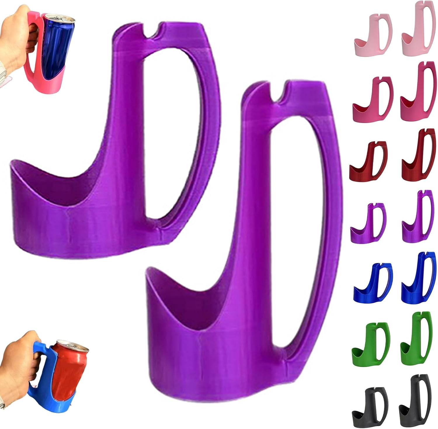 2 Oz Slim Can Holder with Handle,for Red Bull Can Holder with Handle ...