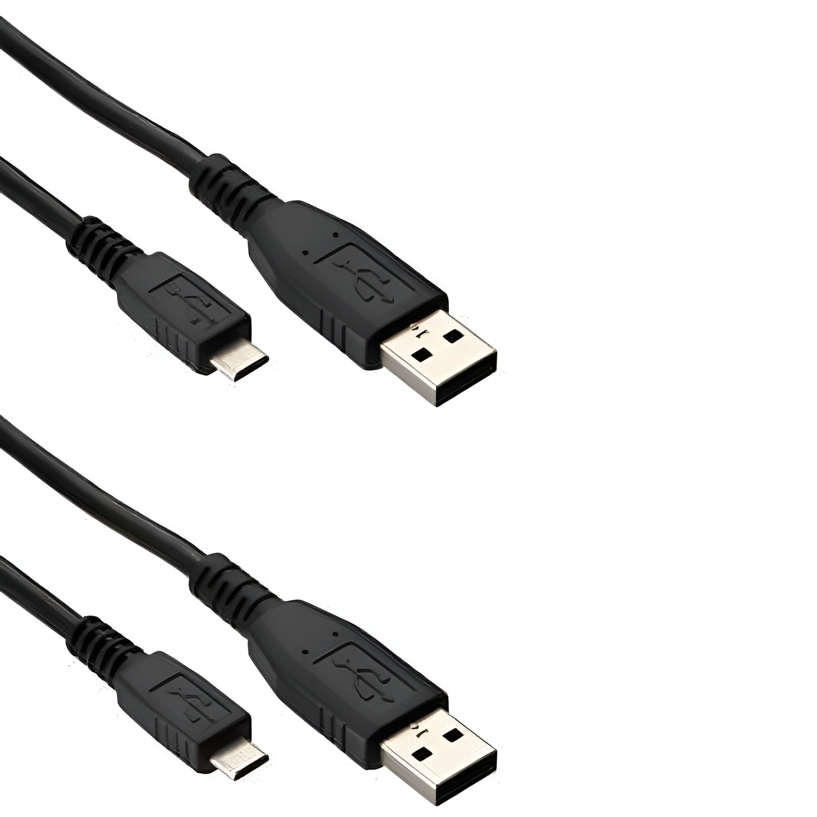 2 Pack 3ft Micro-USB Charging Cord for PS4 DualShock 4 Playstation 4 ...