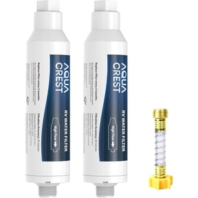 Aiqeek RV Inline Water Filter, Reduces Chlorine, Odor, Taste, Flexible ...