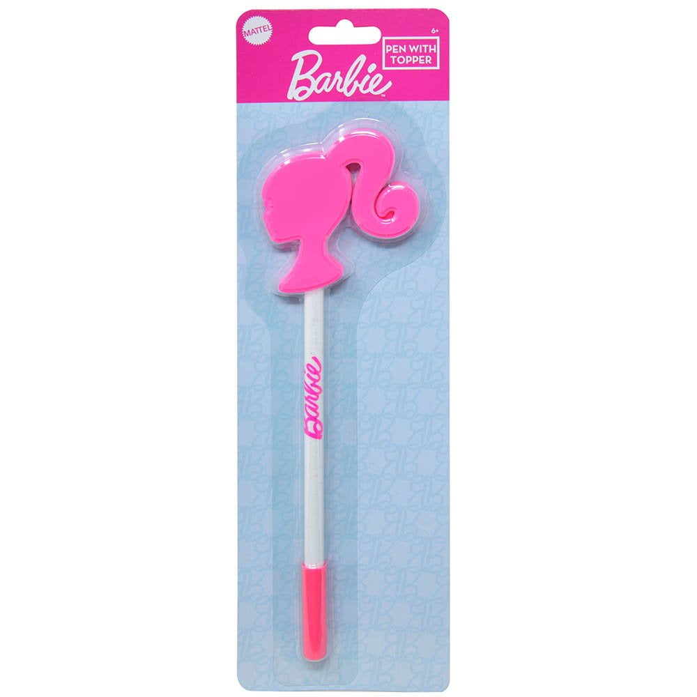 2 PACK Barbie Pen With Shaped Topper on Card - Walmart.com