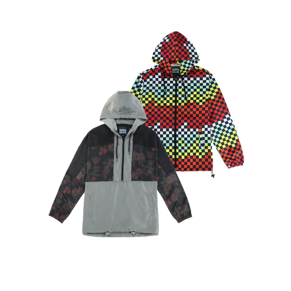2-PACK Beautiful Giant Men's Trench Coat Lightweight Windbreak With ...