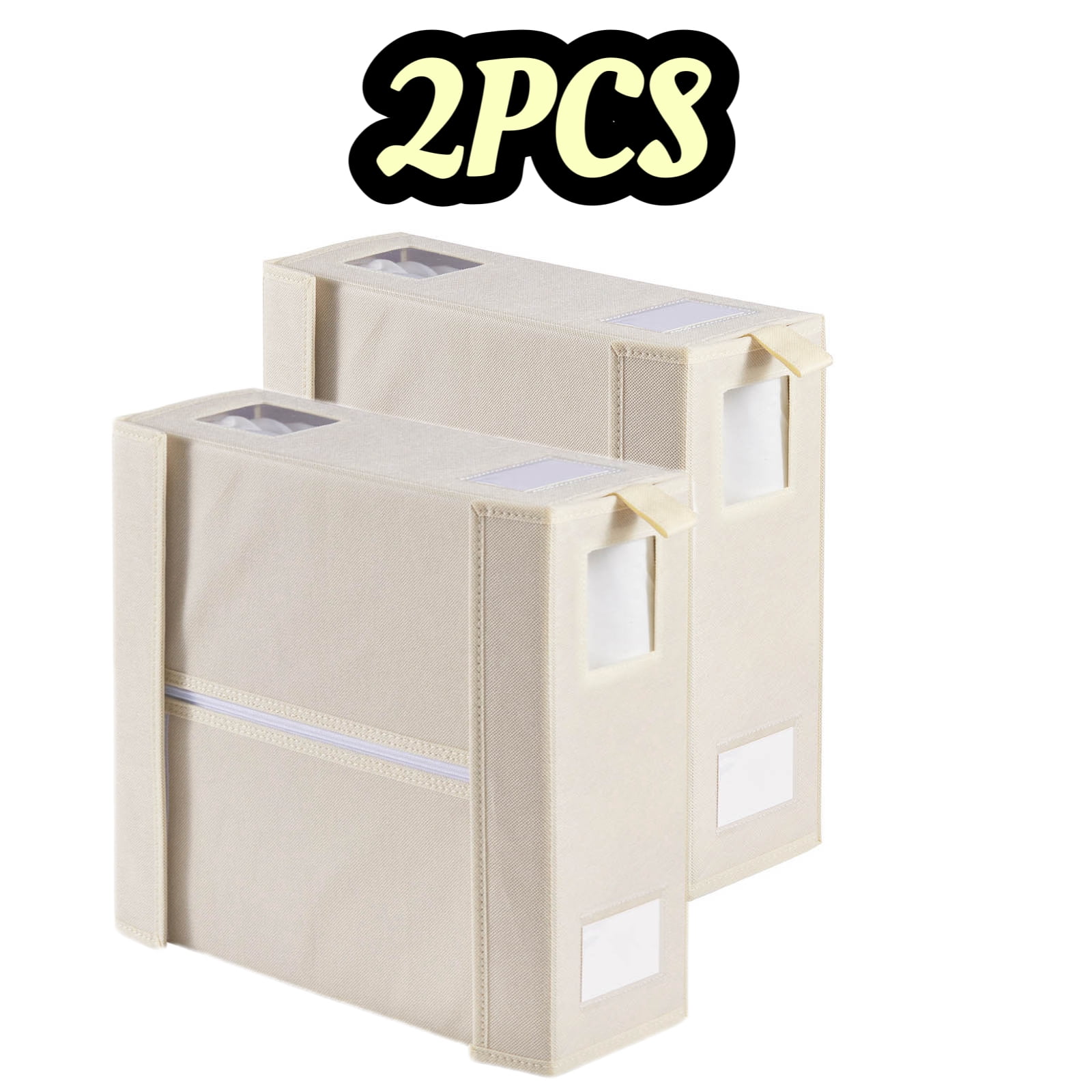 2 PACK Bed Sheet Organizers and Storage Foldable Sheet Set Oraganizer ...