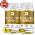 (2 Pack) Beworths CoQ10, High Absorption 200mg Capsules, Non-GMO, Gluten Free, 240 Count ...
